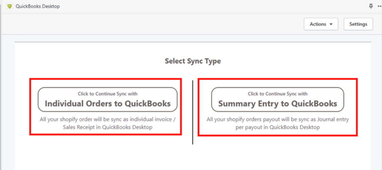 Parex Bridge - Summary sync setup process for QuickBooks Desktop